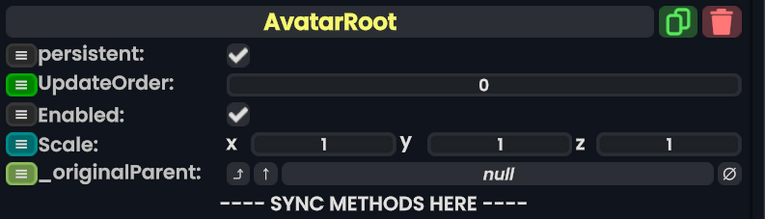 Component:AvatarRoot - Resonite Wiki