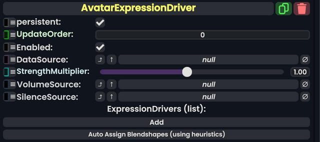 Component:AvatarExpressionDriver - Resonite Wiki