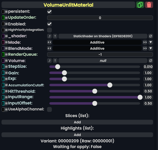 Component:VolumeUnlitMaterial - Resonite Wiki
